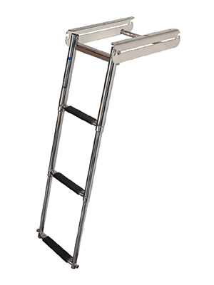 JIF Marine Under Platform Slide Out Ladder - Spring Loaded – Anchoring.com