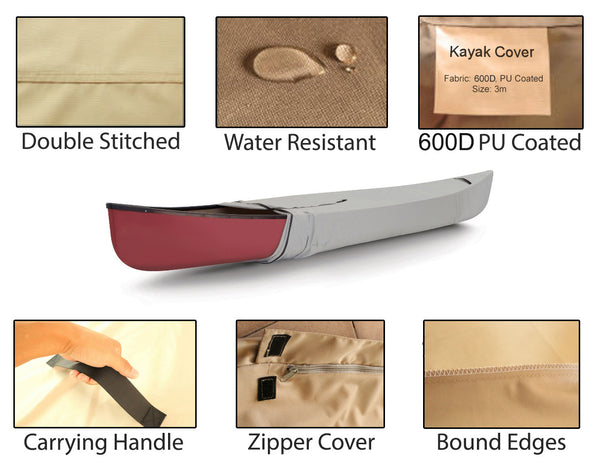 Komo Covers Canoe and Kayak Cover, Super-Duty (600D) – Anchoring.com